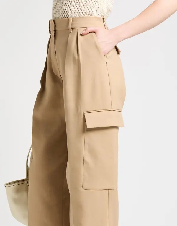 Sportmax Solid Color Cargo Pants
