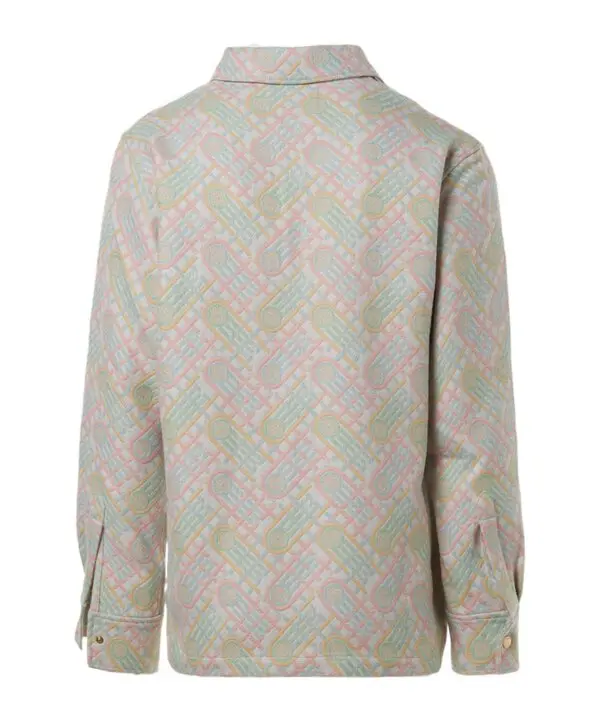 Casablanca Logo-appliqué Monogram-jacquard Jacket