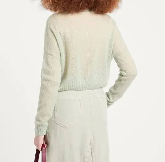 Brunello Cucinelli Long Sleeve Crew Neck Sweater