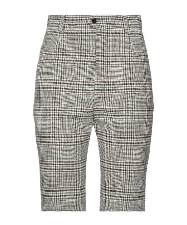 Saint Laurent Prince Of Wales Check Flannel Bermuda Shorts
