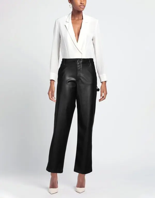 Rag & Bone Solid Color Minimalist Straight-leg Trousers