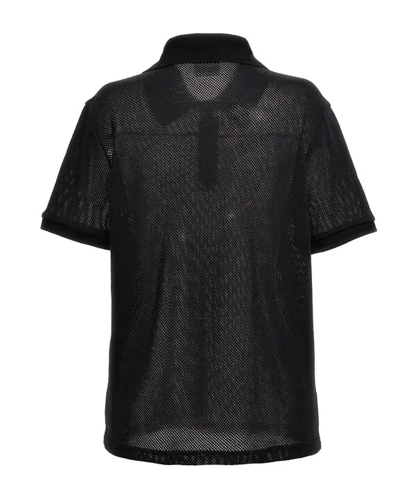 COURREGES Courrèges Ac Mesh Short-sleeved Polo Shirt