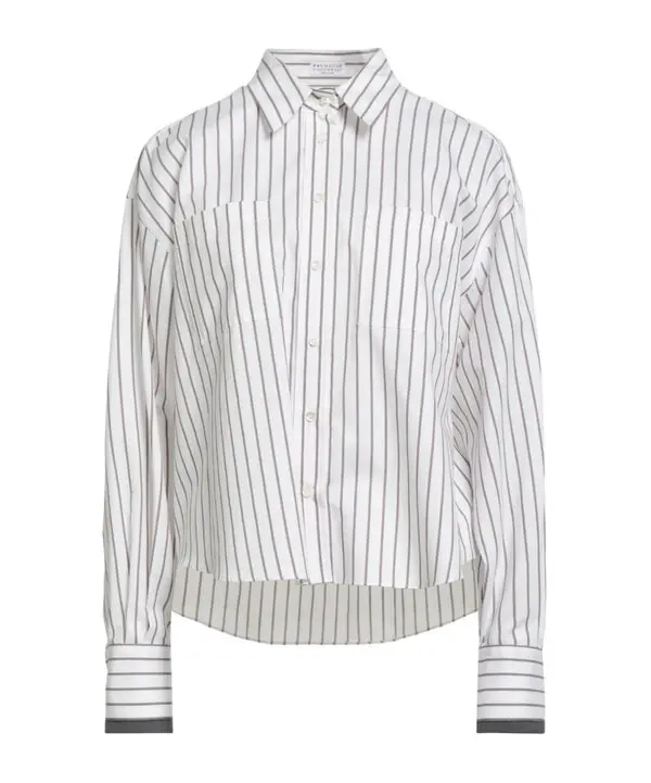 Brunello Cucinelli Striped Cotton Shirt
