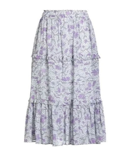 Isabel Marant Étoile Printed Tiered Midi Skirt