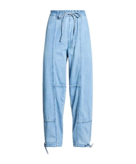 Rag & Bone Light-colored Denim Drawstring Pants