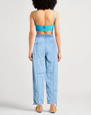 Rag & Bone Light-colored Denim Drawstring Pants