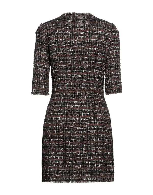 Dolce & Gabbana Multicolor Tweed Dress
