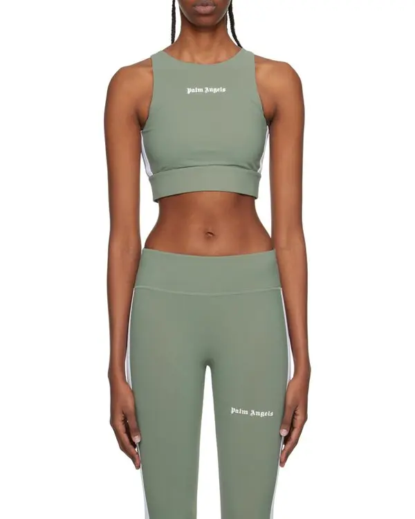 Palm Angels Logo-print Round Neck Tank Top