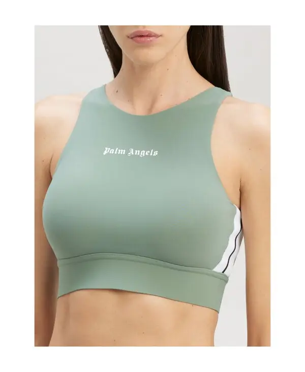 Palm Angels Logo-print Round Neck Tank Top