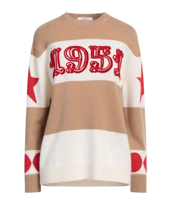 Max Mara Long-sleeved Sweater - Nude