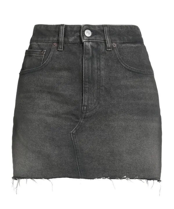 MAISON MARGIELA Colored Washed Denim Pencil Skirt