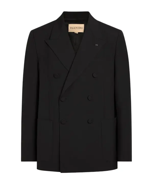 Valentino Garavani Double-breasted Wool Blazer