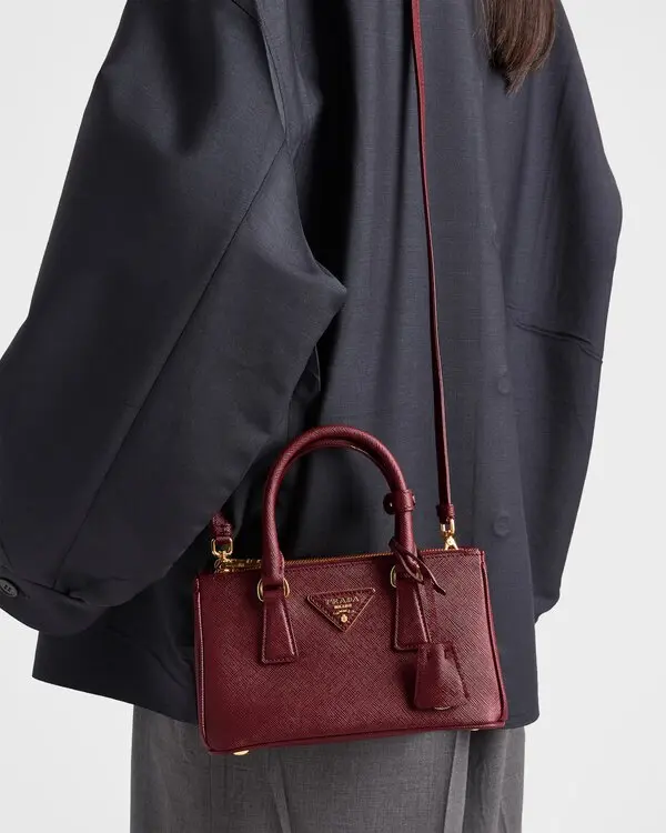 Prada Galleria Mini Saffiano Leather Bag