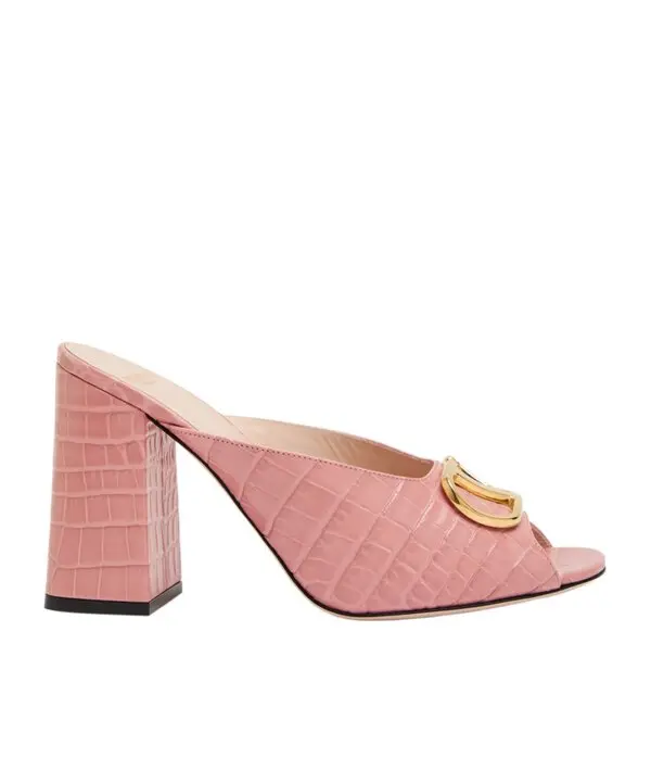 Valentino Garavani Effect Leather Mules