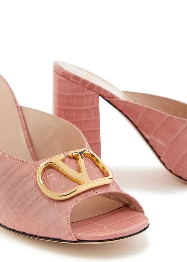 Valentino Garavani Effect Leather Mules