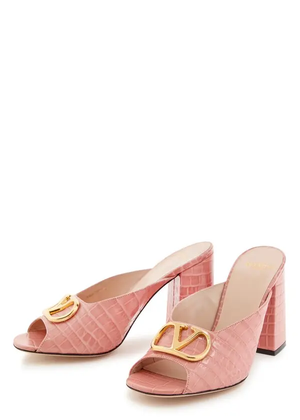 Valentino Garavani Effect Leather Mules