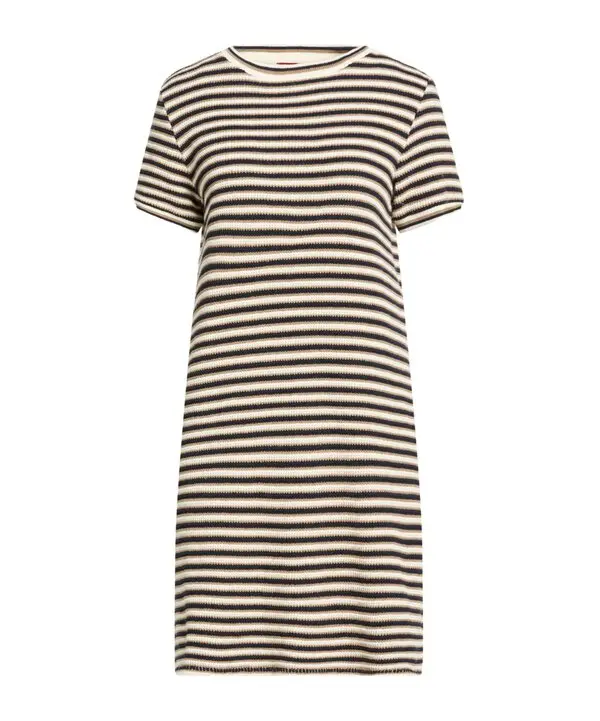 MAXCO. Max&co. Striped Knit Crewneck Dress