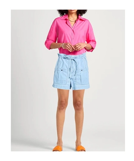 Isabel Marant Étoile Light Wash Denim Bermuda Shorts