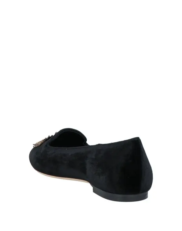 Dolce & Gabbana Velvet Embellished Loafers