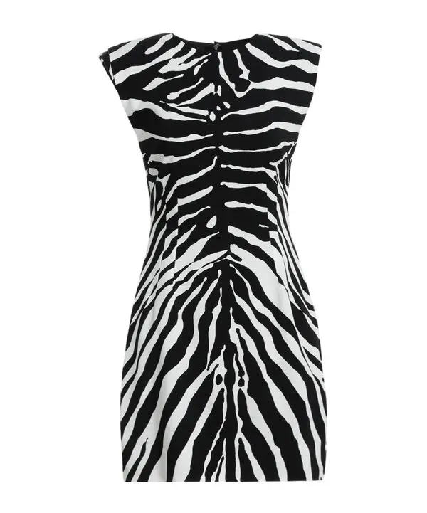 Dolce & Gabbana Zebra Print Fitted Dress