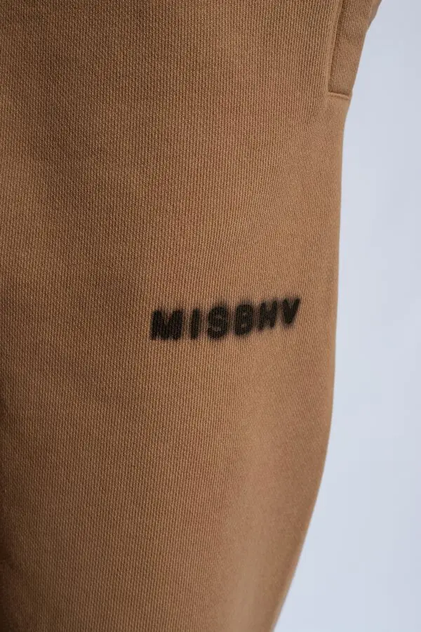 MISBHV Logo-printed Tapered Leg Track Pants