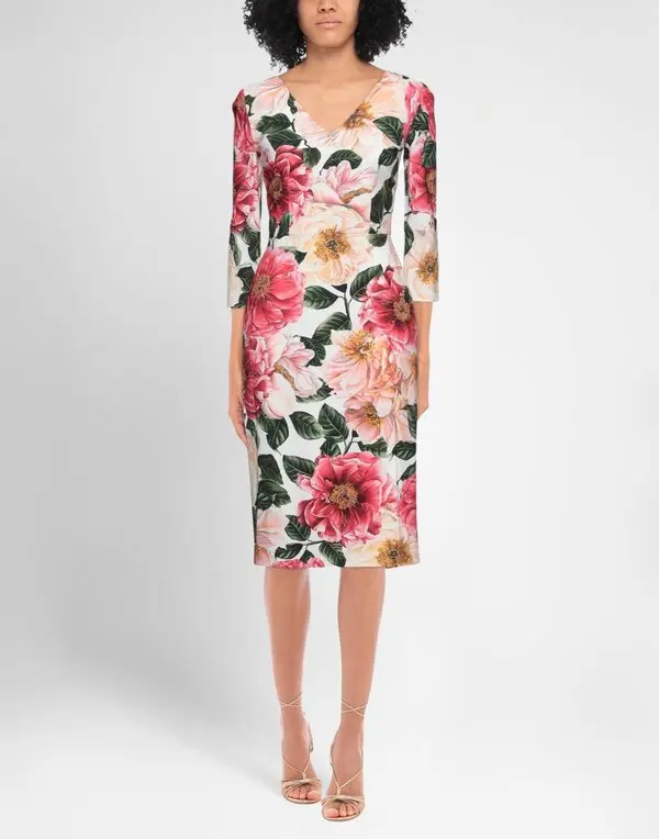 Dolce & Gabbana Floral Slim-fit Dress