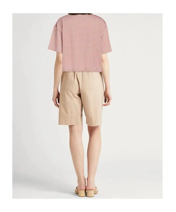 Brunello Cucinelli Striped Crewneck Short Sleeve T-shirt
