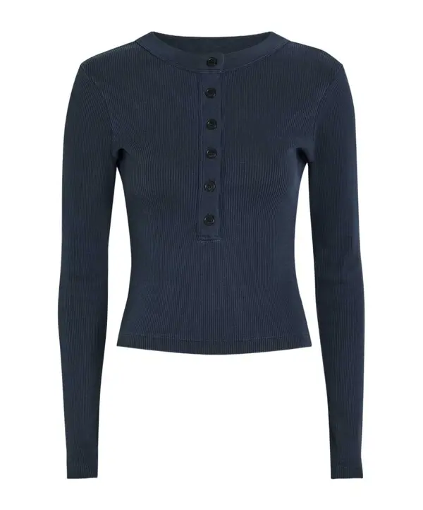 Citizens Of Humanity Ribbed Henley Top