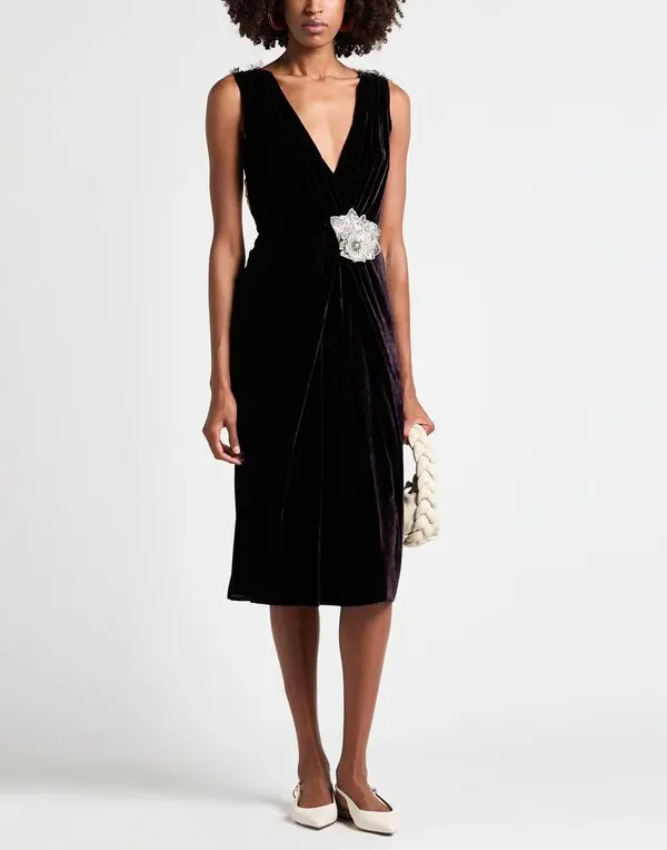 Dolce & Gabbana Velvet Sleeveless Dress