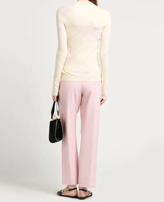 Burberry Striped Long Sleeve Sweater