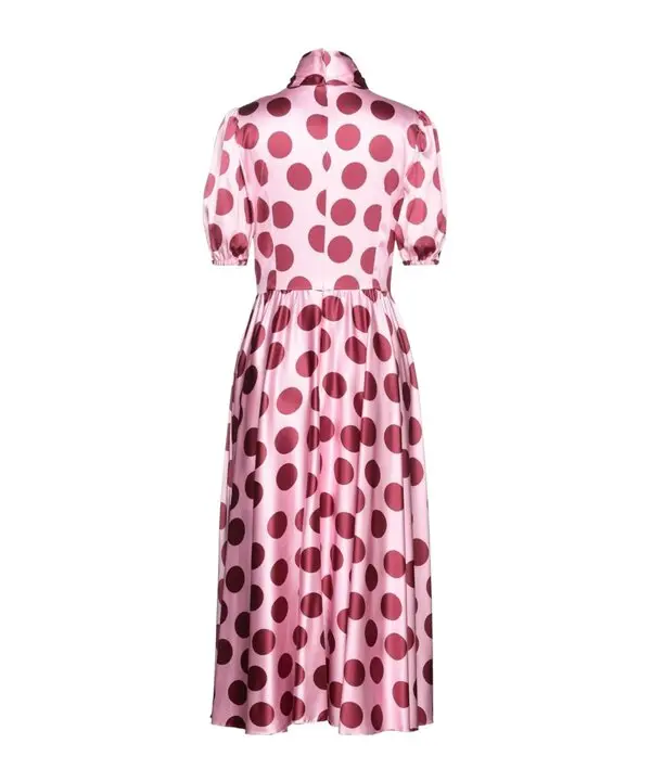 Dolce & Gabbana Polka Dot Satin Dress
