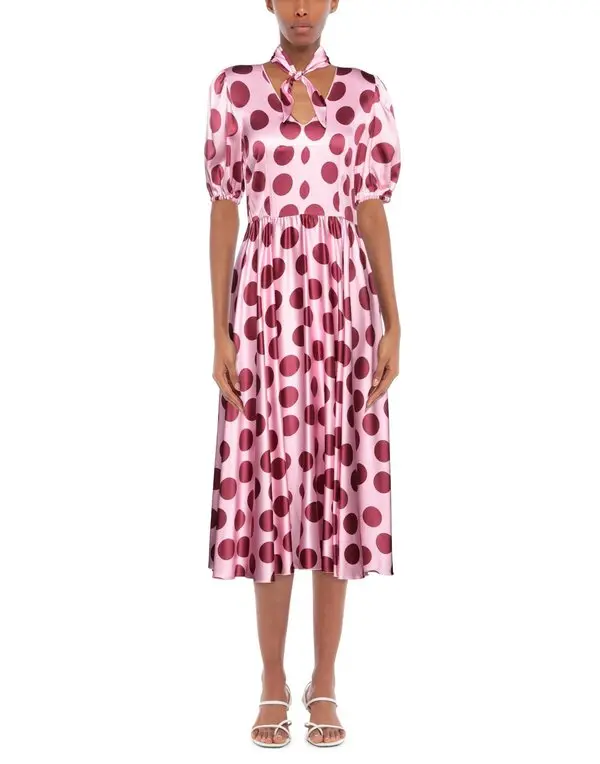 Dolce & Gabbana Polka Dot Satin Dress