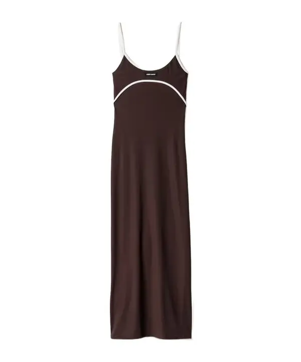 Miu Miu Stretch Jersey Midi Dress