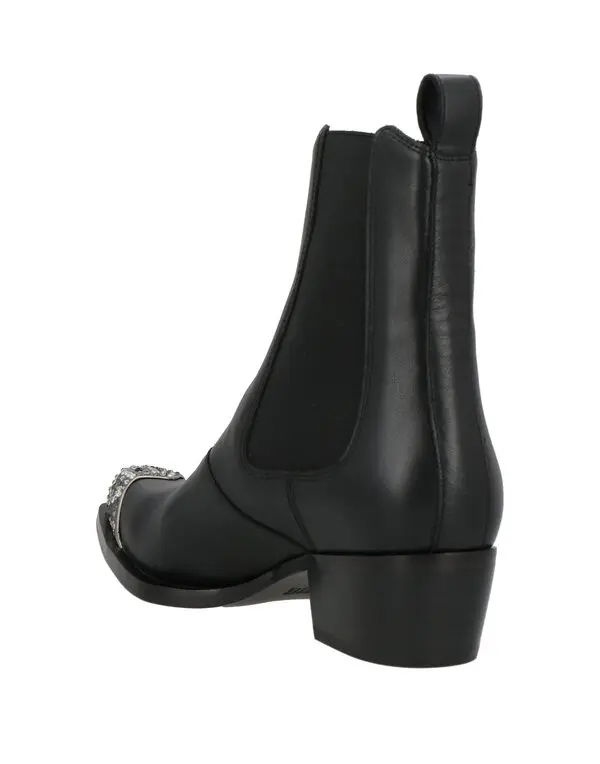 DIESEL® Rhinestone Decor Denim Ankle Boots