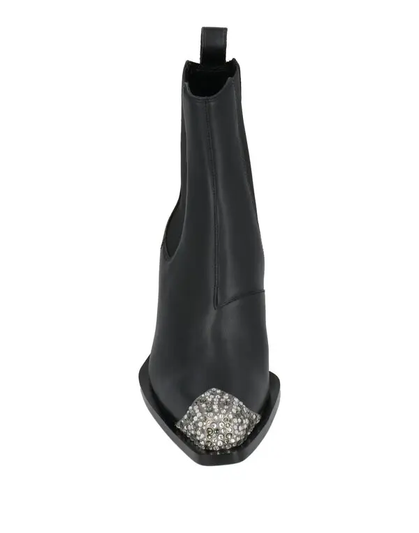 DIESEL® Rhinestone Decor Denim Ankle Boots