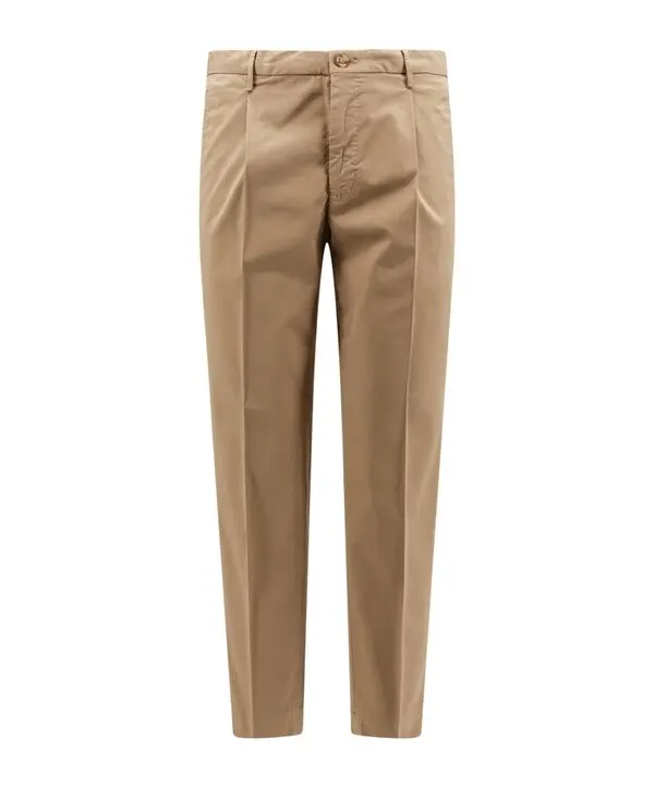 Incotex Stretch-cotton Tapered Trousers