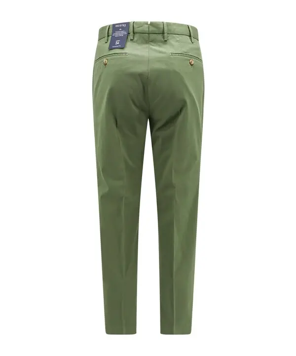 Incotex Stretch-cotton Tapered Trousers