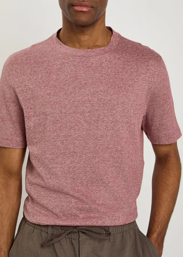 Brunello Cucinelli Ribbed Crew Neck T-shirt
