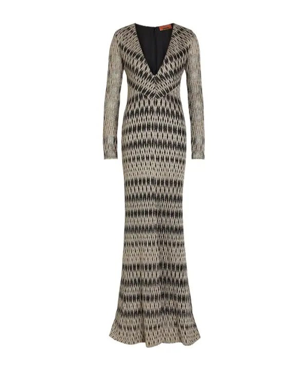 Missoni V-neck Textured Dress