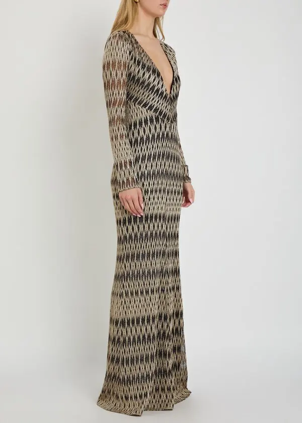 Missoni V-neck Textured Dress