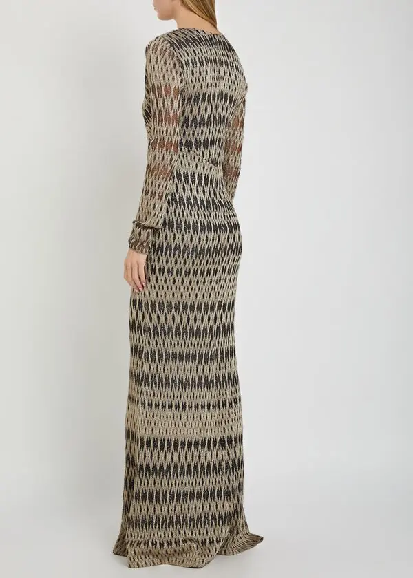 Missoni V-neck Textured Dress