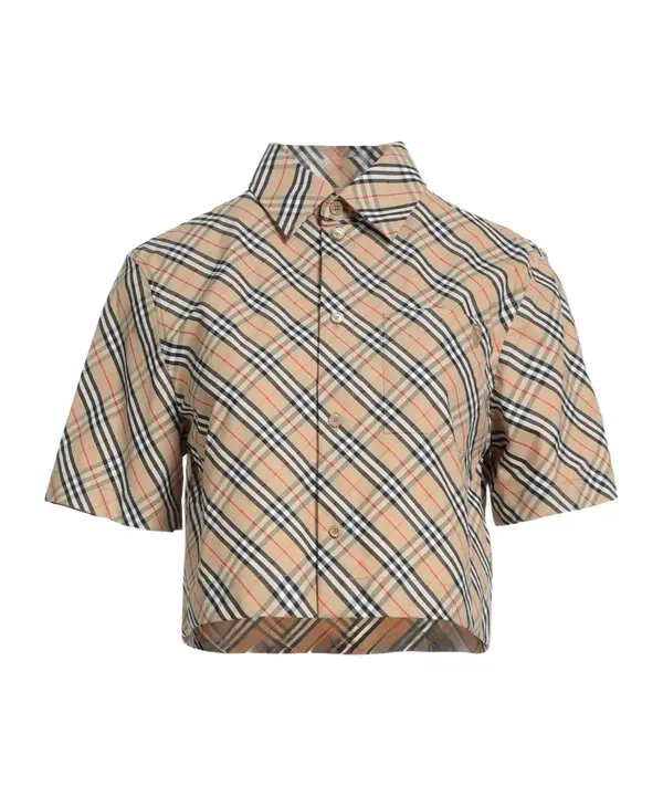 Burberry Plaid Short Sleeve Shirt