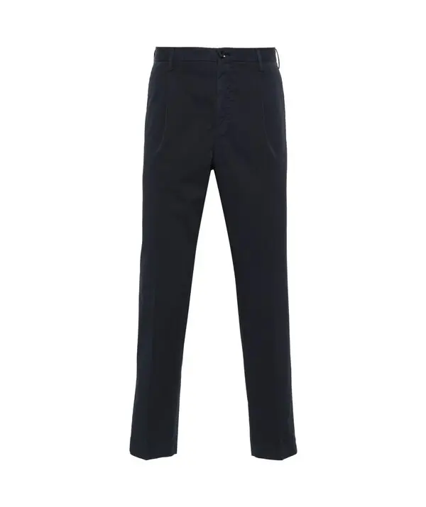Incotex Stretch-cotton Tapered Trousers