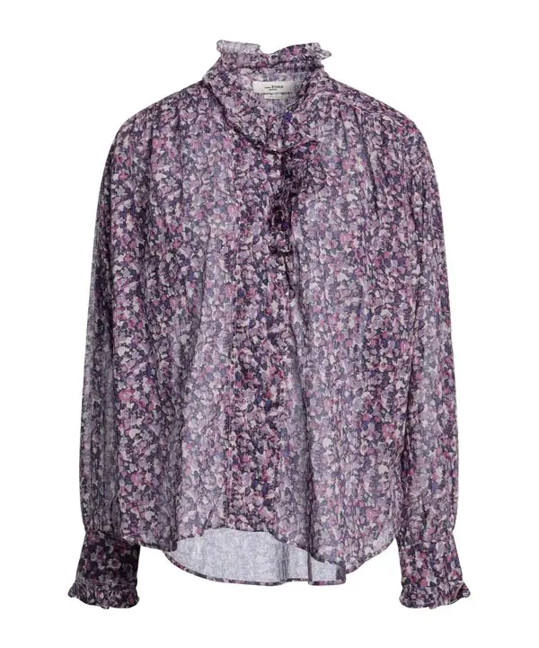 Isabel Marant Étoile Printed Long Sleeve Blouse