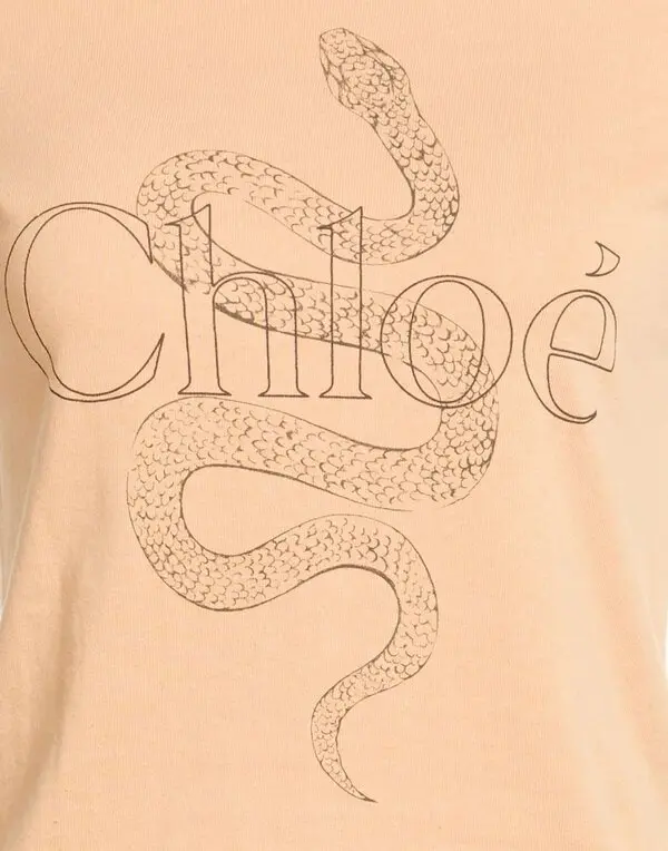 Chloé Logo Crew Neck T-shirt