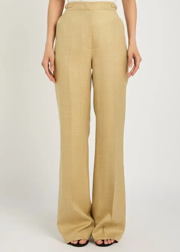 Gabriela Hearst Solid-color Straight-leg Trousers