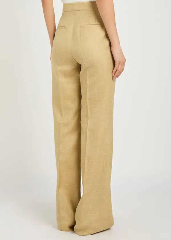 Gabriela Hearst Solid-color Straight-leg Trousers