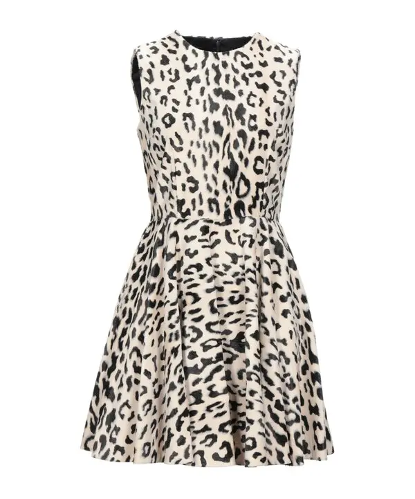 Dolce & Gabbana Sleeveless Leopard Print Dress