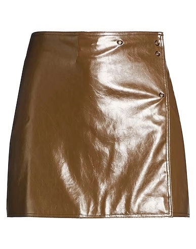GANNI Solid Color Wrap Skirt