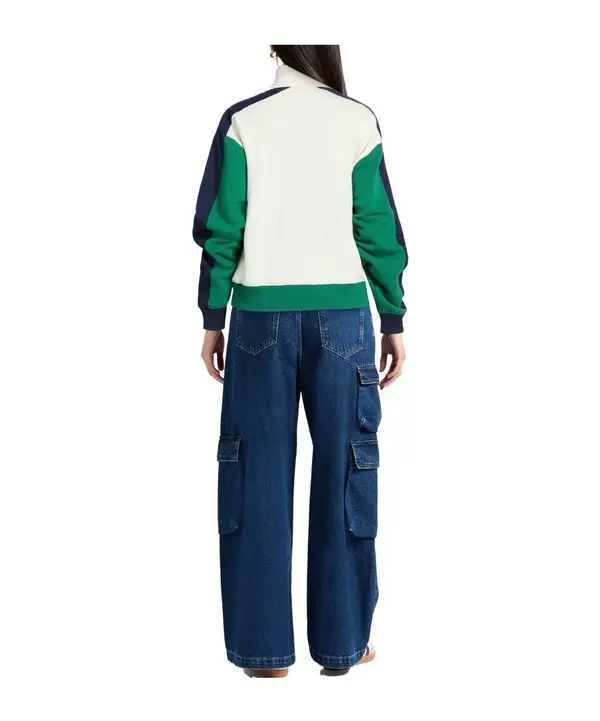 Rag & Bone Fleece Sweatshirt With Embroidered Logo - Green